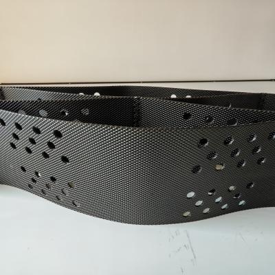 China 8-inch Deep Black HDPE Geocell for Parking Lot & Pavement Base Reinforcement 445mm Welded Space In Dubai for sale