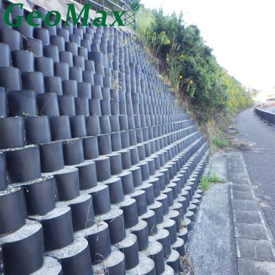 China 200mm Black HDPE Welded Geocell for Gravity Retaining Wall Construction With ESCR OIT Test High Quality In Vietnam for sale