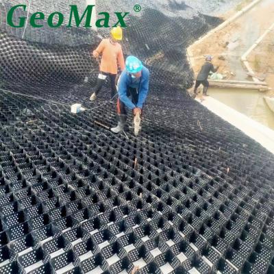 China 2-inch Low-Profile HDPE Black Geocell for Turf Reinforcement & Landscaping High Quality ASTM Standard In China for sale