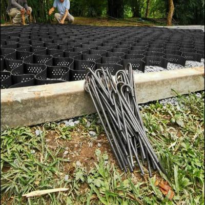 China GM400 Geocell Textured HDPE Grid for Slope Reinforcement 150mm Height 400mm Weld Space 14.2kN/m Peeling Strength  In Spain for sale