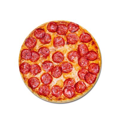 China Pizza Biscuit Circular Area Rugs Computer Chair Floor Mat for sale