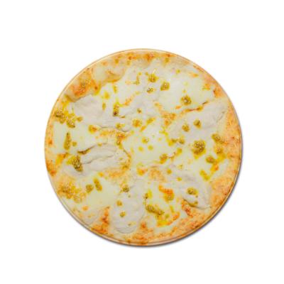 China Pizza Biscuit Circular Area Rugs Computer Chair Floor Mat for sale