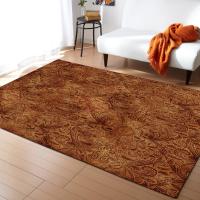 China Customizable Round Non-Slip Checkered Carpet 100% Polyester Machine Washable for sale