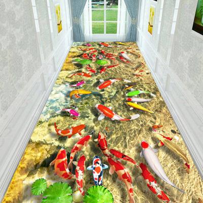 Cina Stampa lavabile della fibra di poliestere 50m Hall Runners Extra Long 3D in vendita