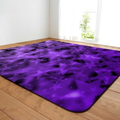 Cina Pavimento Mat Machine Washable della sala da pranzo del salone del motivo a stelle di rettangolo in vendita