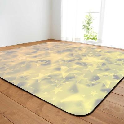 Cina Pavimento Mat Machine Washable della sala da pranzo del salone del motivo a stelle di rettangolo in vendita
