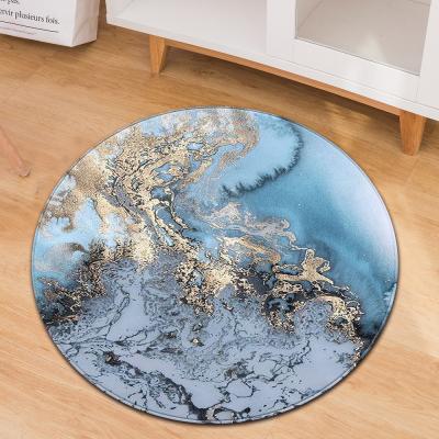 Cina Le coperte circolari dell'ingresso del salone marmorizzano la stuoia della sedia della scrivania del modello in vendita