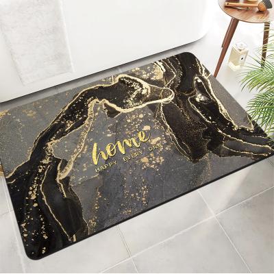 Cina Modello di marmo di lusso leggero 40*60cm della diatomea del fango del tappeto impermeabile molle del bagno in vendita