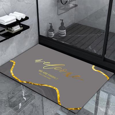 Cina Mat Bathroom Waterproof Carpet assorbente nordeuropeo in vendita