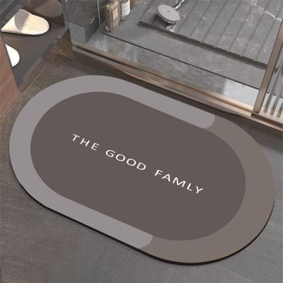 Cina Coperte di Mat Water Absorption Kitchen Runners del piede del bagno del velluto di tecnologia in vendita