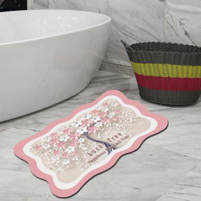 Cina Stuoia impermeabile del pavimento del fumetto del velluto di tecnologia del tappeto del bagno della cucina della toilette in vendita