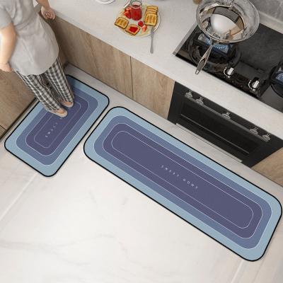Cina La cucina lavabile dell'anti olio di slittamento anti tappezza l'anti corridore 40*60 della cucina di affaticamento in vendita