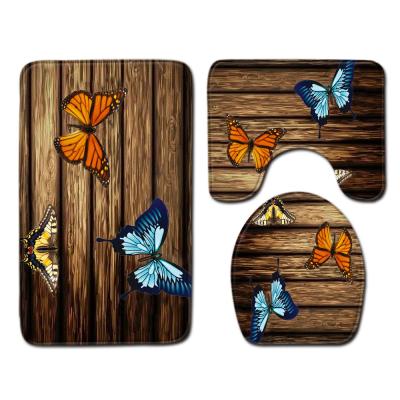 Cina Insieme sveglio creativo della copertura del carro armato della toilette del cane di Cat Toilet Mat Set Personalized in vendita