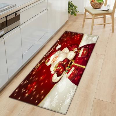 Cina Tappeto lavabile della cucina della striscia lunga di Natale per Sofa Area in vendita