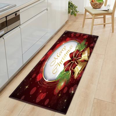 Cina Tappeto lavabile della cucina della striscia lunga di Natale per Sofa Area in vendita