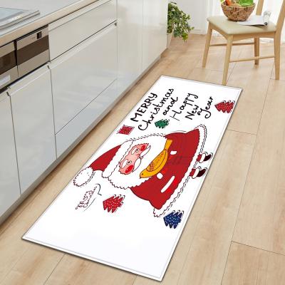 Cina Tappeto lavabile della cucina della striscia lunga di Natale per Sofa Area in vendita
