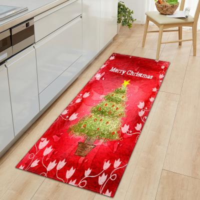 Cina Tappeto lavabile della cucina della striscia lunga di Natale per Sofa Area in vendita