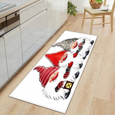 Cina Tappeto lavabile della cucina della striscia lunga di Natale per Sofa Area in vendita