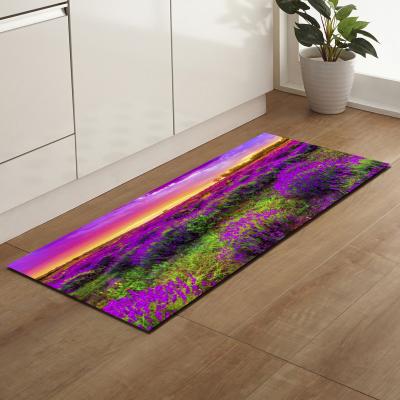Cina Tappeto assorbente di Mat Anti Skid Washable Kitchen della porta di entrata della lavanda in vendita