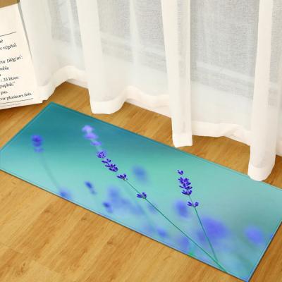 Cina Tappeto assorbente di Mat Anti Skid Washable Kitchen della porta di entrata della lavanda in vendita