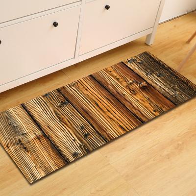 Cina Tappeti assorbenti del pavimento della camera da letto della stuoia di porta del grano di legno 40*120cm 60*180cm in vendita