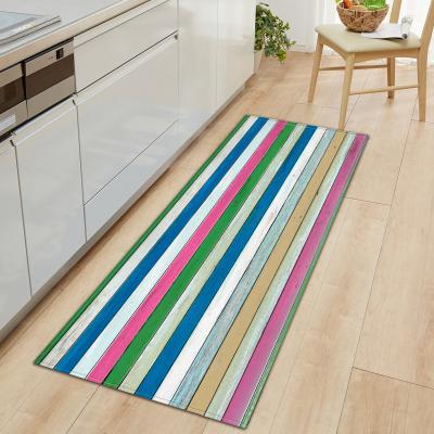 Cina Tappeti assorbenti del pavimento della camera da letto della stuoia di porta del grano di legno 40*120cm 60*180cm in vendita