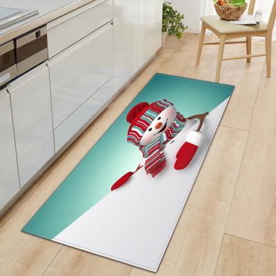 Cina Stuoia lavabile di comodità della cucina di Santa Cute Kitchen Runner Rugs 40*60cm in vendita