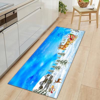 Cina Stuoia lavabile di comodità della cucina di Santa Cute Kitchen Runner Rugs 40*60cm in vendita