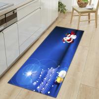 China Christmas Tree Kitchen Floor Mat Fatigue Runner Machine Washable 40x120cm Polyester for sale