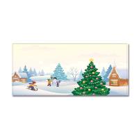 China Christmas Tree Kitchen Floor Mat Fatigue Runner Machine Washable 40x120cm Polyester for sale