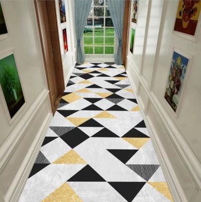Cina Pittura astratta geometrica tappetino per pavimenti commerciali ingresso corridoio scala tappetino per hotel in vendita