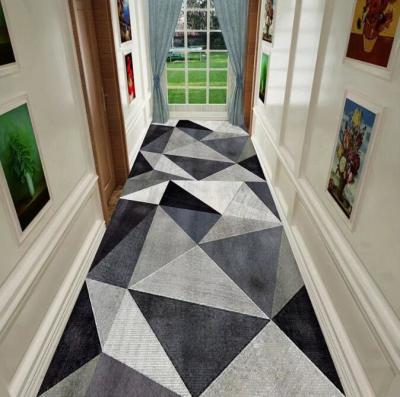 Cina Pittura astratta geometrica tappetino per pavimenti commerciali ingresso corridoio scala tappetino per hotel in vendita
