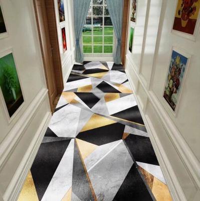 Cina Pittura astratta geometrica tappetino per pavimenti commerciali ingresso corridoio scala tappetino per hotel in vendita