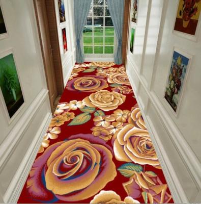 Cina Plants And Flowers Commercial Floor Mat Entrance Corridor Stairway Hotel Mat in vendita