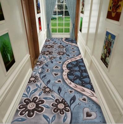Cina Plants And Flowers Commercial Floor Mat Entrance Corridor Stairway Hotel Mat in vendita