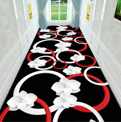 Cina Plants And Flowers Commercial Floor Mat Entrance Corridor Stairway Hotel Mat in vendita