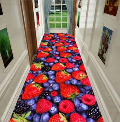 Cina Plants And Flowers Commercial Floor Mat Entrance Corridor Stairway Hotel Mat in vendita