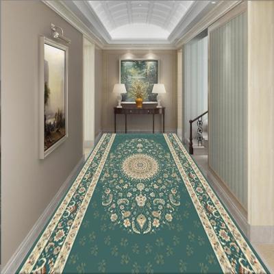 Cina Simple Polyester Fiber Custom Commercial Rugs Entrance Corridor Stairway Hotel Mat in vendita
