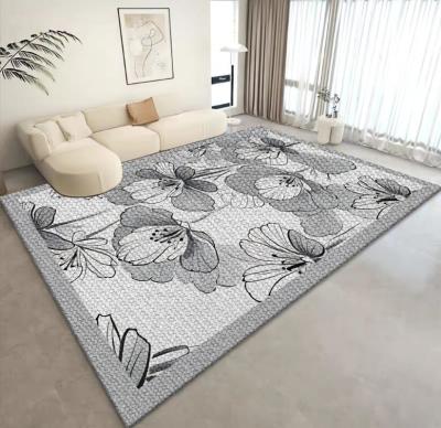 Cina Simple Drawing Style TPR Loop Velvet Living Room Floor Carpet Special Style in vendita
