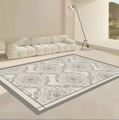 Cina Simple Drawing Style TPR Loop Velvet Living Room Floor Carpet Special Style in vendita