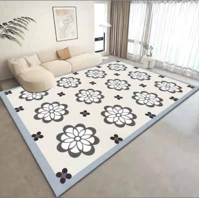 Cina Simple Drawing Style TPR Loop Velvet Living Room Floor Carpet Special Style in vendita
