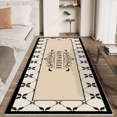 Cina Classic Fragrant Flower Crystal Velvet Bedroom Floor Carpets 120*200cm in vendita