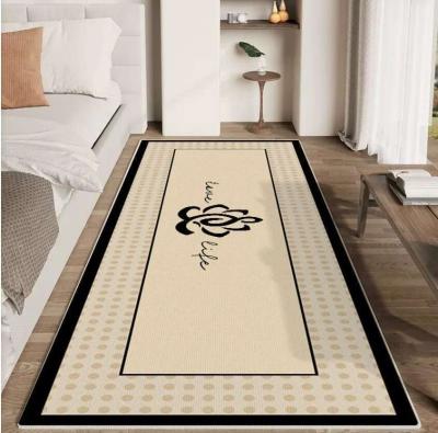 Cina Classic Fragrant Flower Crystal Velvet Bedroom Floor Carpets 120*200cm in vendita