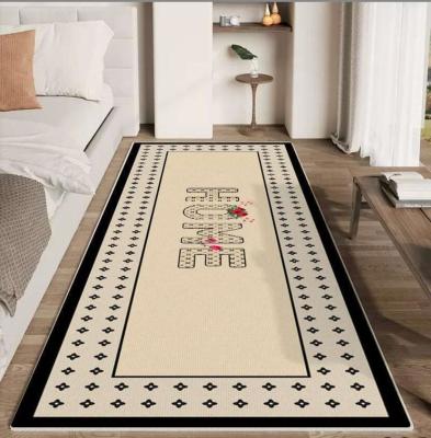 Cina Classic Fragrant Flower Crystal Velvet Bedroom Floor Carpets 120*200cm in vendita