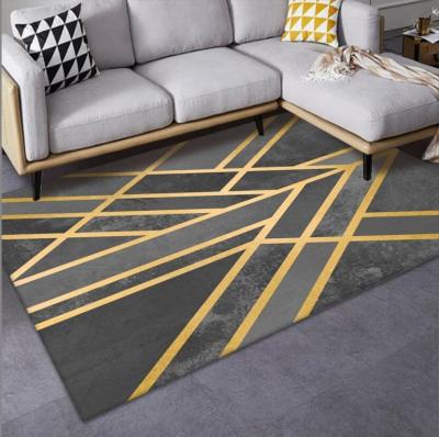 中国 Tree Leaf And Geometric Pattern Living Room Floor Carpet Special Style 販売のため