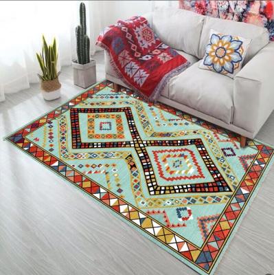 China Bosmia Ethnic Style Rectangle Living Room / Hotel Floor Carpet With Special Style en venta
