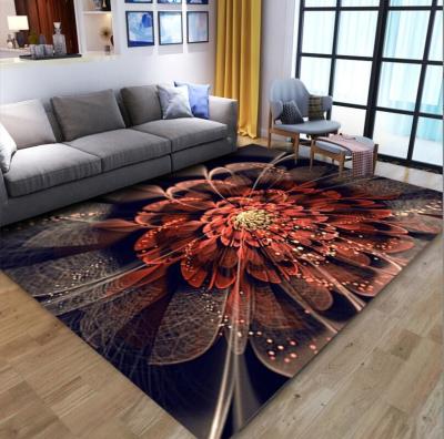 China New Vision 3D Printed Crystal Velvet Living Room Floor Carpets 200*300cm en venta