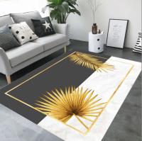 China 3D Printed Feather Abstract Pattern Living Room Carpet 200x300cm Polyester for sale