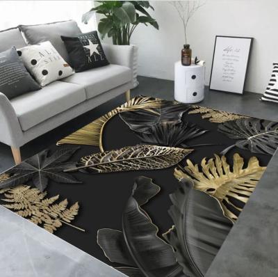 Cina 3D Printed Feather Abstract Pattern Carpets for Living Room Floor, Sofa and Bedroom in vendita