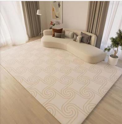 Cina Japanese Wabi-Sabi Stripes Warm Color System Pattern Carpets For Living Room Floor, Sofa And Bedroom in vendita